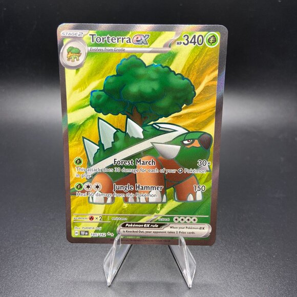Pokemon | Other | Torterra Ex 85162 Ultra Rare Full Art Pokmon Temporal Forces 224 | Poshmark